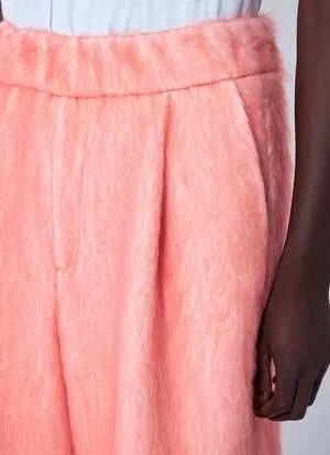 Dries Van Noten Brushed Wool Shorts
