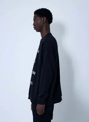 Rick Owens Text Print Sweatshirt