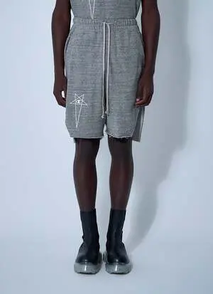 Rick Owens Logo Shorts For Men