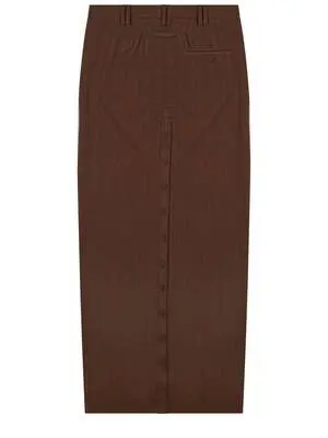 JEAN PAUL GAULTIER High Waist Midi Skirt