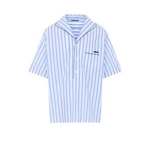 Dolce & Gabbana Striped Poplin Shirt - Blue
