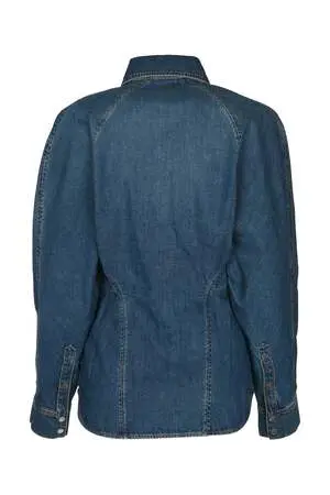Alaïa Curved Shirt - Multicolor