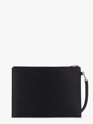 Saint Laurent Black Leather Clutch