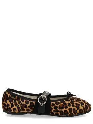 Repetto Repetto Ballerina Ballet Twist Leopard Print Flats Multicolor