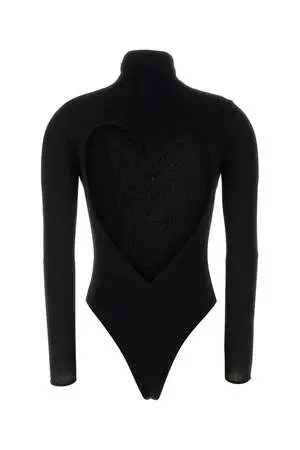 Alaïa Viscose Bodysuit - Black