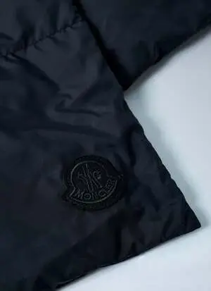Moncler Nylon Hooded Scarf - Black