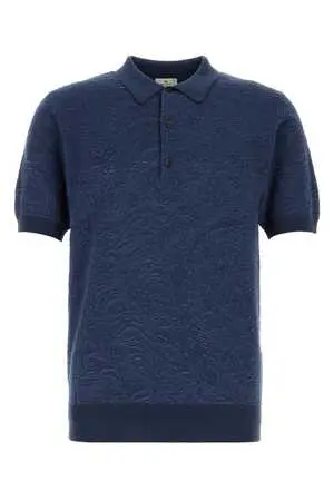 Etro Cotton Polo Shirt - Blue