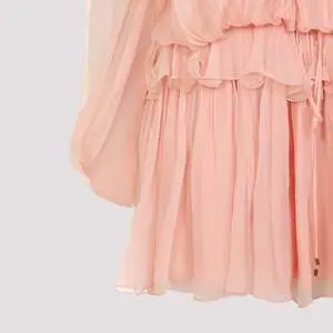 Chloé Silk Mini Dress - Multicolor