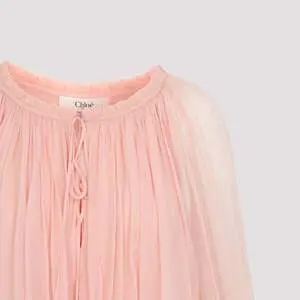 Chloé Silk Mini Dress - Multicolor
