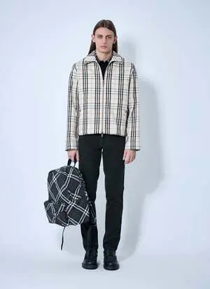 Burberry Check Cotton Harrington Jacket