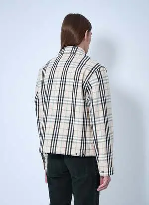 Burberry Check Cotton Harrington Jacket