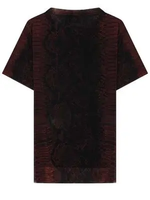 JEAN PAUL GAULTIER Slim Fit Animal Print T-shirt