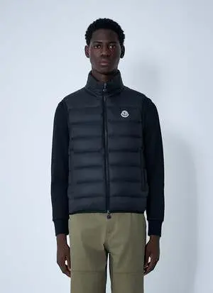 Moncler Rocoque Quilted Vest - Black
