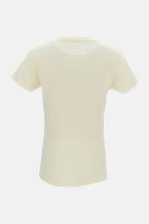 Moncler Short-sleeved Crewneck T-shirt With Embroidered Logo - Multicolor