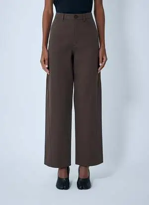 TOTEME High-waisted Cotton Pants