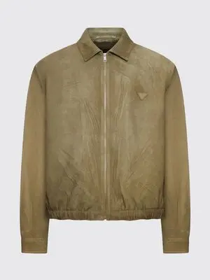 Prada Jacket With Spread Collar - Green