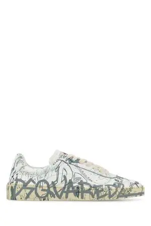 Dsquared2 Printed Leather Rider Sneakers