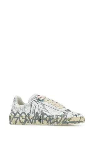 Dsquared2 Printed Leather Rider Sneakers - Multicolor