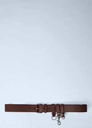 Miu Miu Tobacco Leather Belt - Brown
