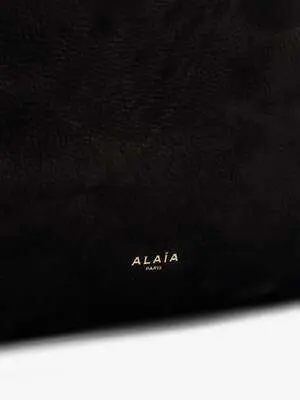 Alaïa Le Click Pocket 35 Nabuk Shoulder Bag - Multicolor