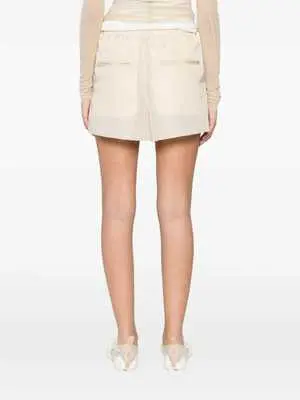 Rick Owens Layered Strap Skirt With Temple Cutout