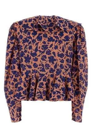 Chloé Printed Crepe Blouse - Multicolor