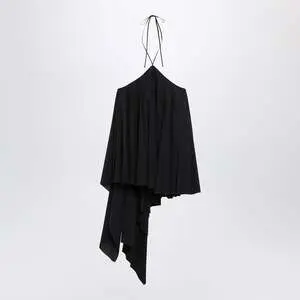 Jacquemus Asymmetrical Triangle Mini Dress - Black