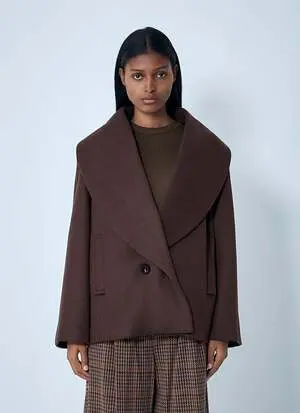 Max Mara Cashmere Short Coat - Brown