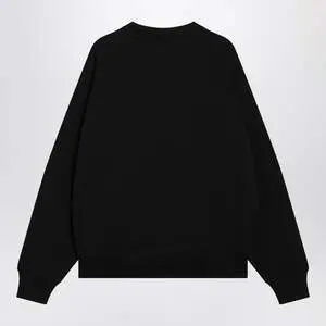 AMI Paris De Coeur Crewneck Sweatshirt - Black