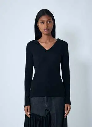 Yohji Yamamoto V Neck Knitwear For Women