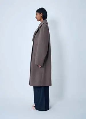 Dries Van Noten Tailored Wool Blend Coat