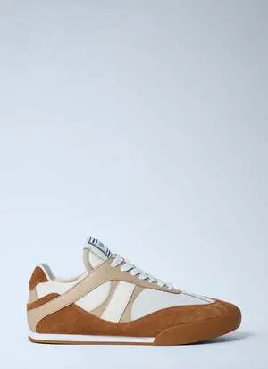 Chloé Kick Suede Leather Sneakers - Brown