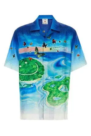 Casablanca Printed Silk Shirt