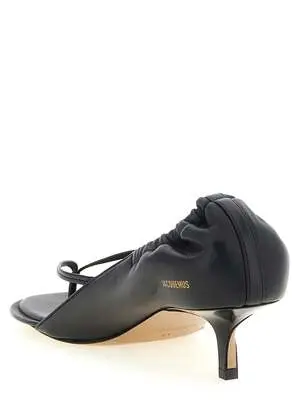 Jacquemus Les Sandales Nu-pieds B Sandals - Black