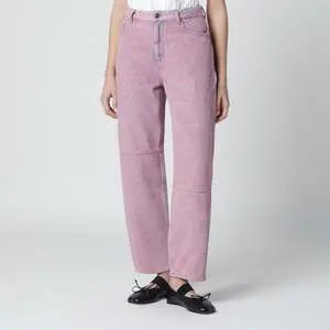 GANNI Starry Washed Jeans - Pink
