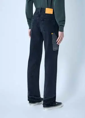 GALLERY DEPT. Twisted Wide Leg Jeans