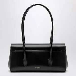 Dolce & Gabbana Marlene Shoulder Bag In Palmellato Calf Leather - Black