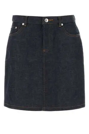 A.p.c. Denim Mini Skirt - Blue