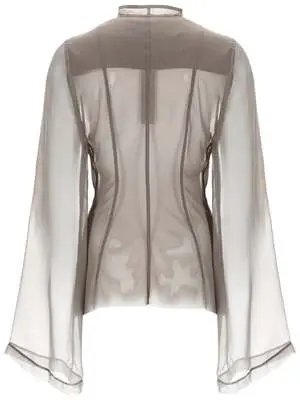 Rick Owens Giacca Monopetto Stag Sheer Jacket - Gray