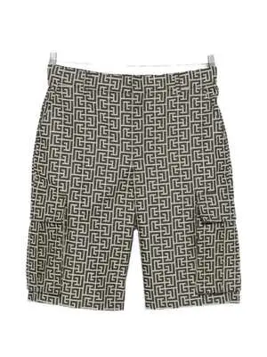 Balmain Monogrammed Cargo Shorts - Multicolor