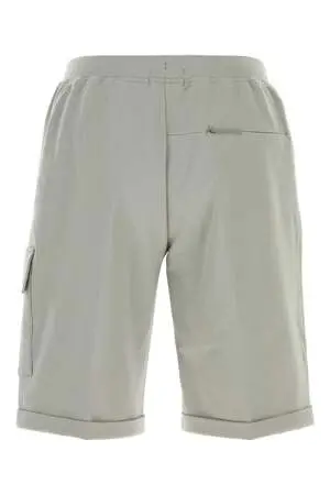 C.P. COMPANY Stretch Cotton Bermuda Shorts - Gray