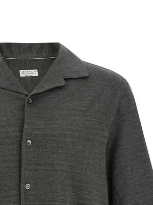 Brunello Cucinelli Camp' Collar Shirt