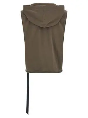 Rick Owens Hooded Tunic Top - Brown