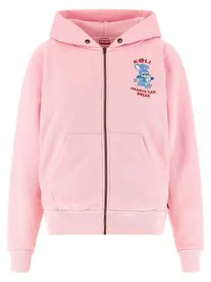 Kenzo Zip Up Sweatshirts Hoodies For Women