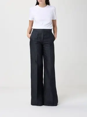 Max Mara High-waisted Wide-leg Linen Trousers
