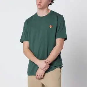 Maison Kitsuné Bottle Fox Head Regular-fit T-shirt - Green