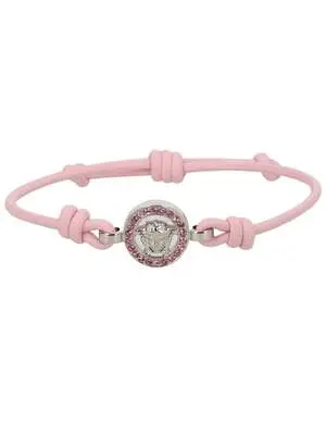 Versace Logo Medusa Charm Bracelet - Pink