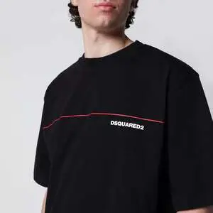 Dsquared2 Loose-fit Cotton Jersey T-shirt With Logo