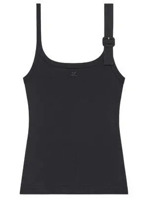 COURREGES 90s Buckle Detail Top