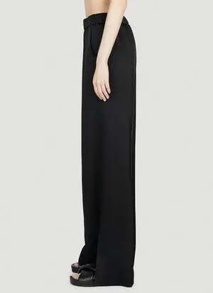 JIL SANDER Split Cuff Technical Pants - Black